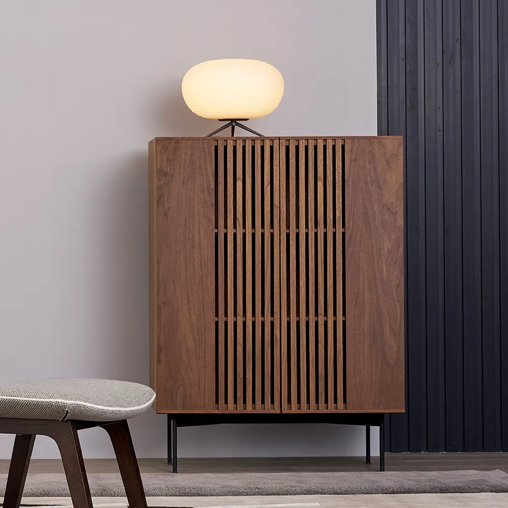 Minimalist Side Cabinet with 6 Compartments