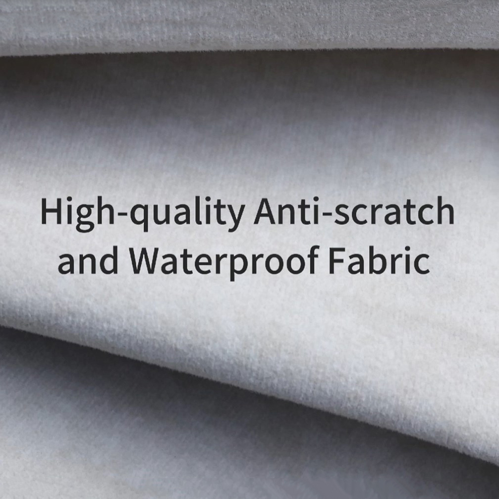 Modern Modular Sofa with Square Track Arms