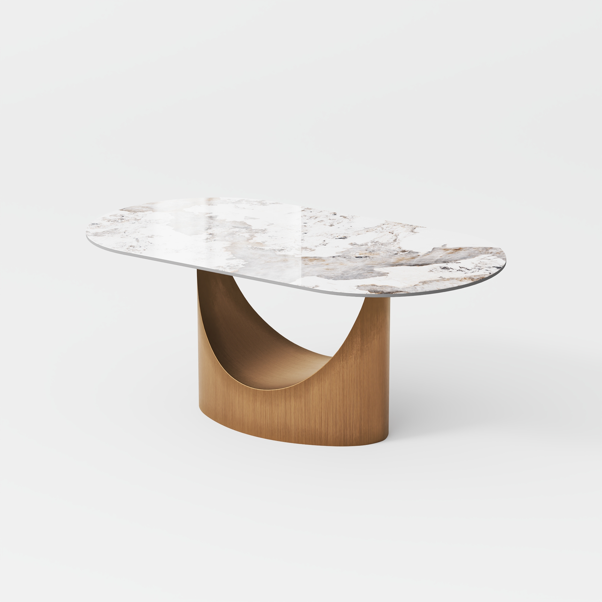 Hobart Modern Oval Dining Table for 4/6/8 | Povison