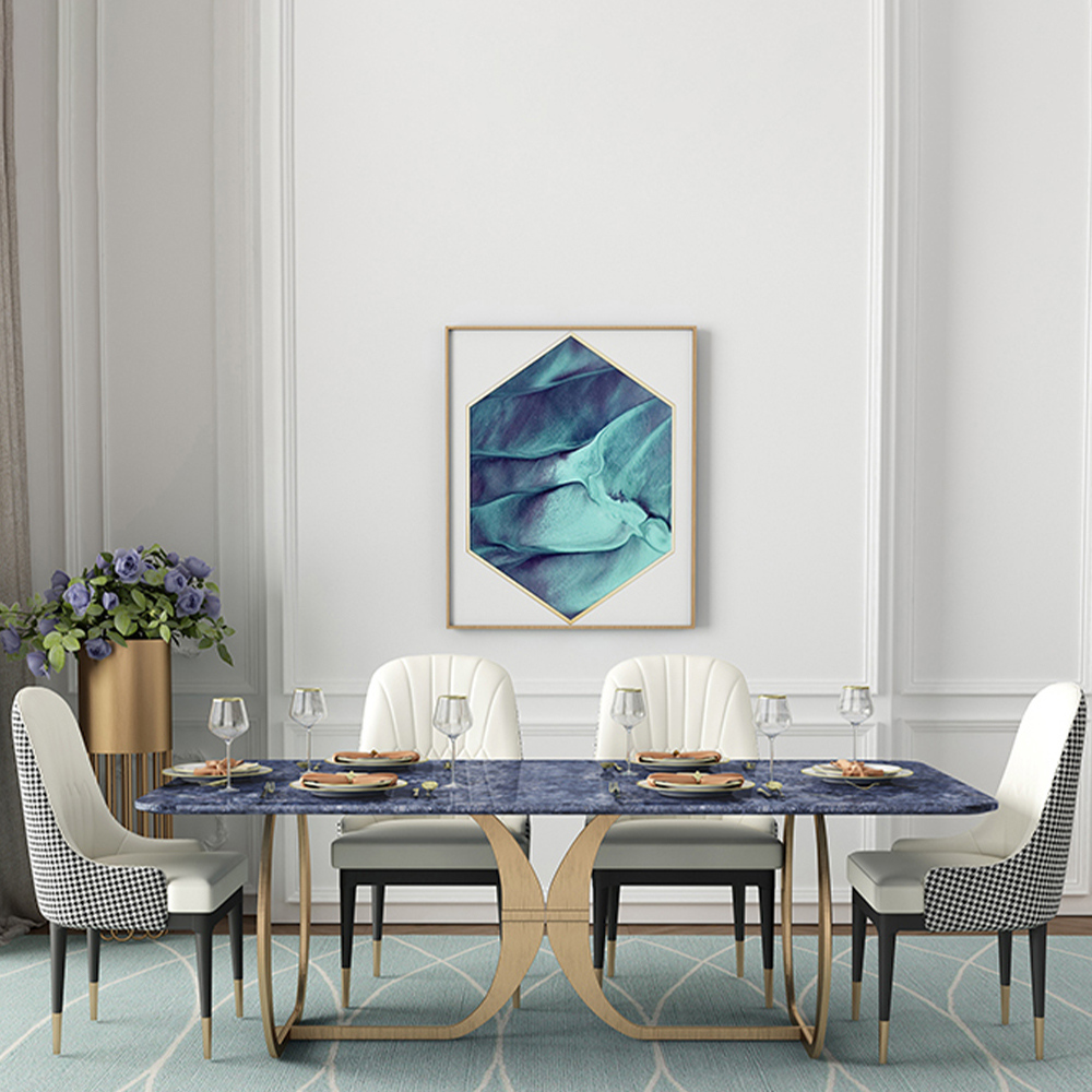 Hign-end Luxury Dining Table with C-Shaped Base | Povison