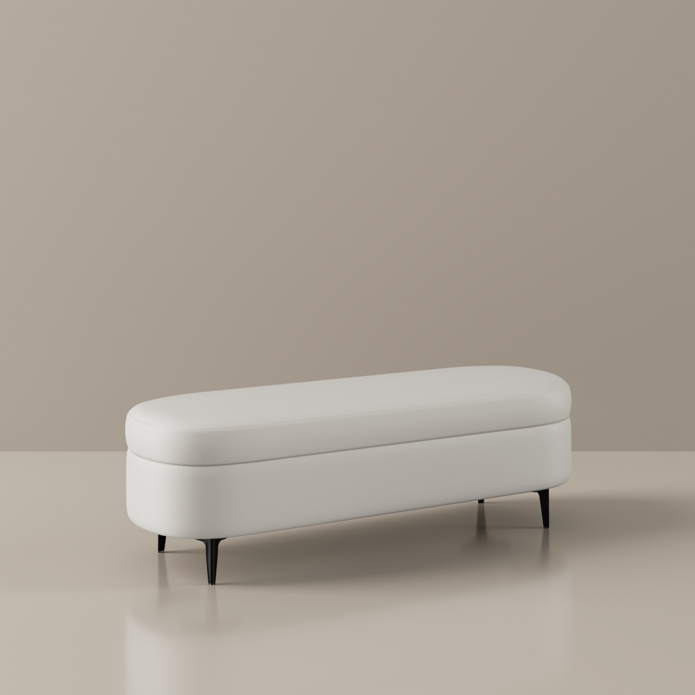 Modern Ottoman Bench with Storage | Povison