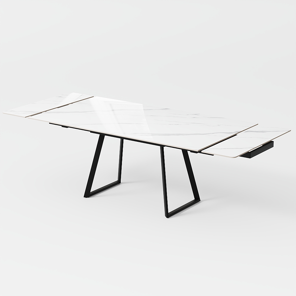 Modern Extendable Dining Table for 4-8 | Povison