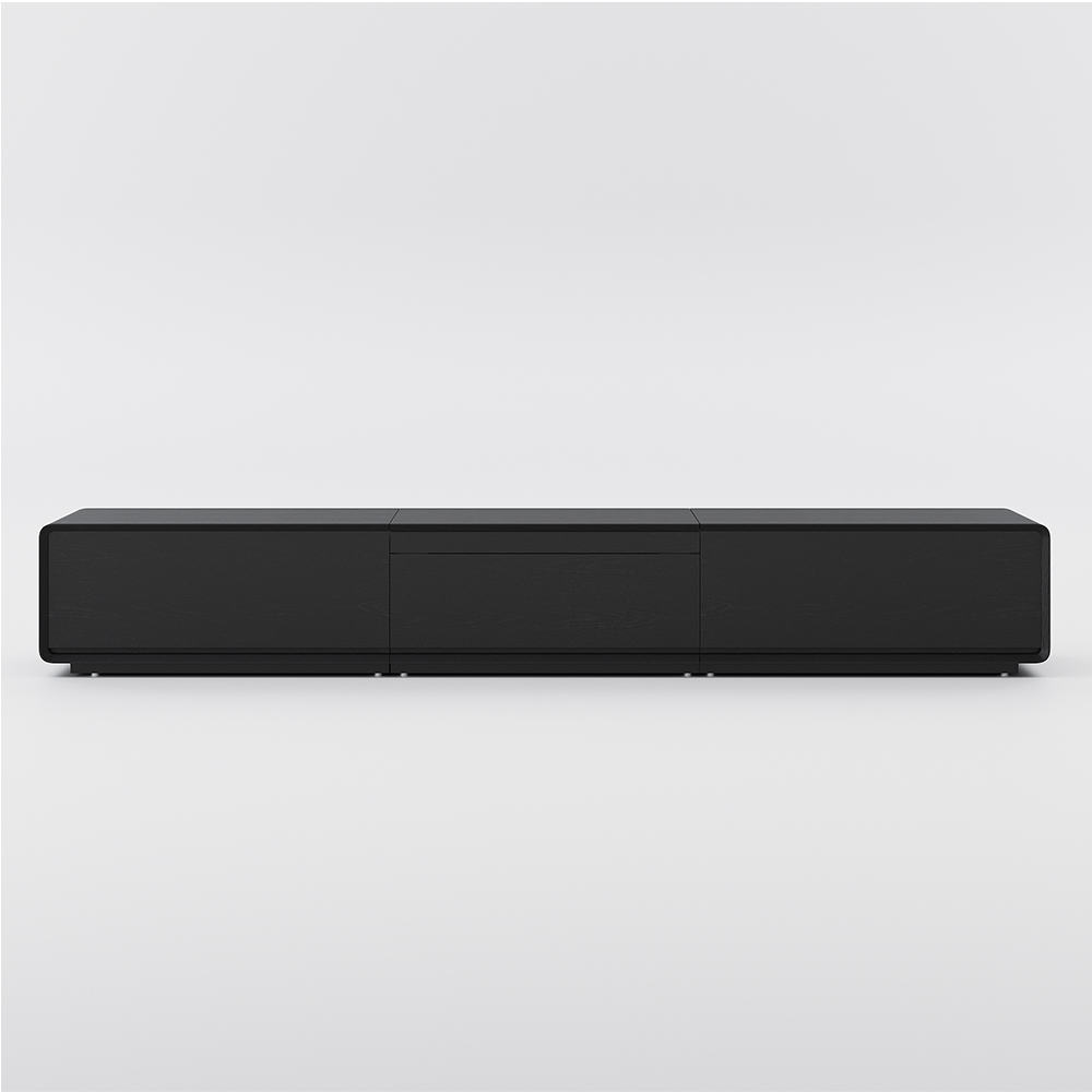 Modern Black Electrically Operated Short Throw Projector TV Stand | Povison