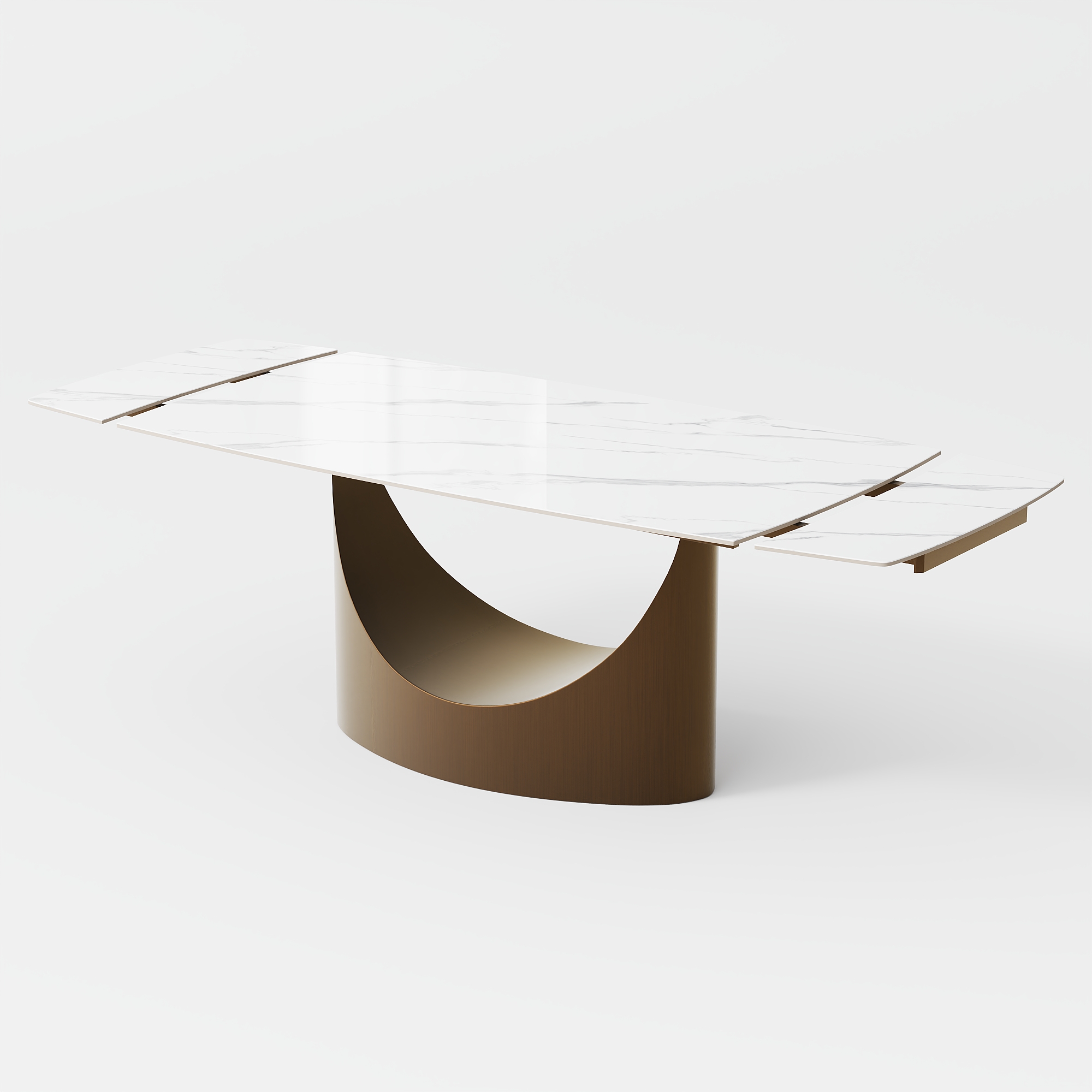 71"-95"Extendable Hobart Modern Dining Table for 6-10 | Povison