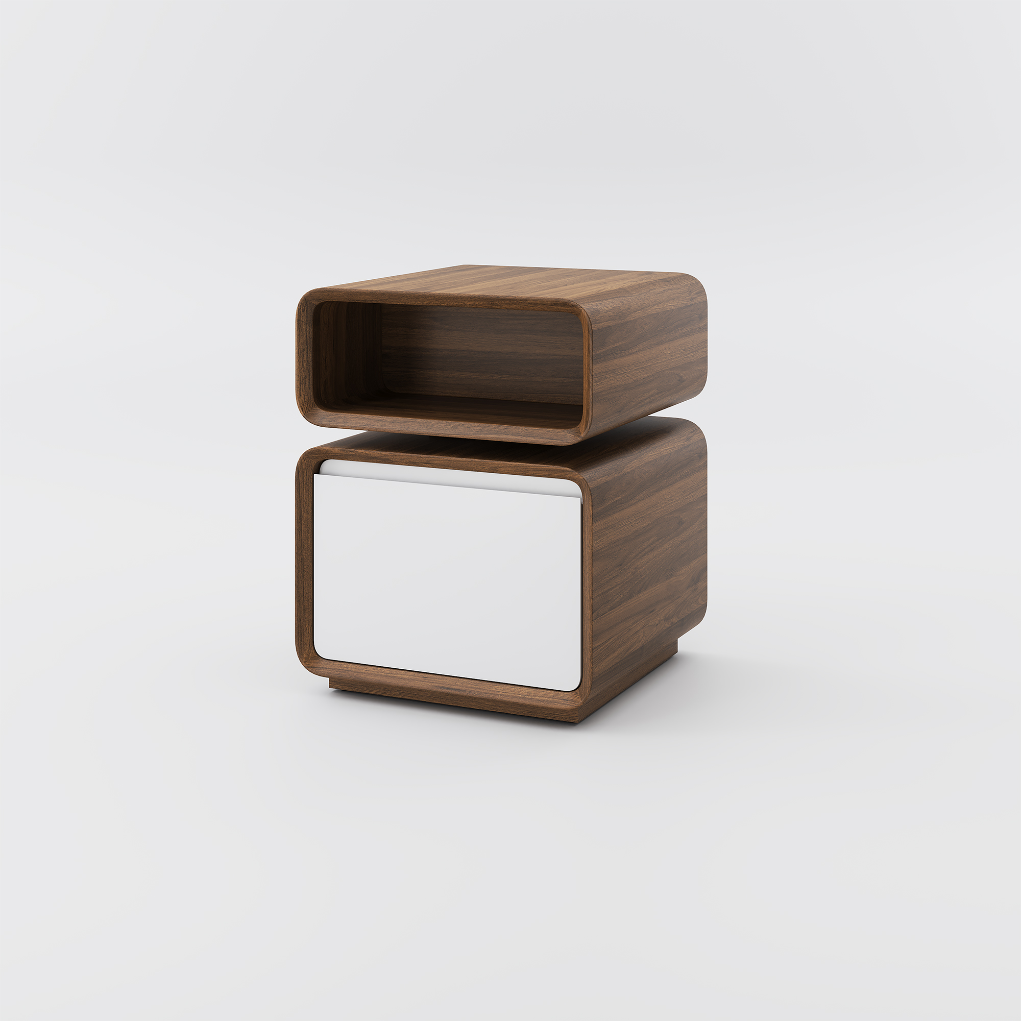 Modern Minimalist Nightstand with Drawer | Povison