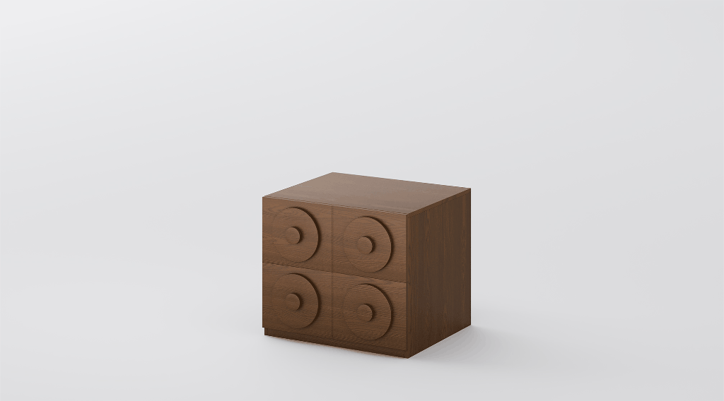 Modern Minimalist Solid Wood TV Stand | Povison
